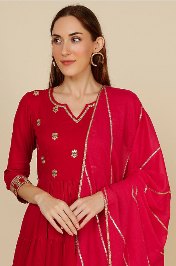 Gulaal Bagh Kurta Set - omaanajaipur